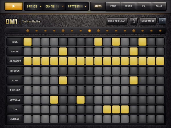 iPad drum machine