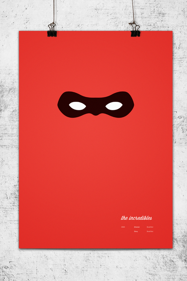 Pixar minimalist posters by Wonchan Lee