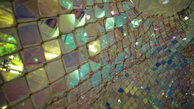 Soo Sunny Park's installation - Unwoven light