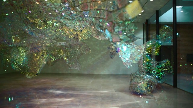 Soo Sunny Park's installation - Unwoven light