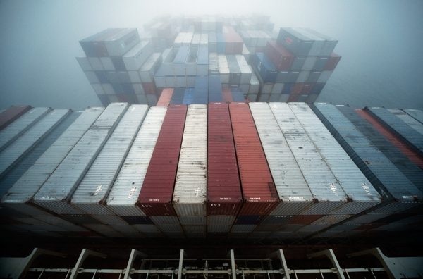 Cargo containers photography by Jakob Wagner