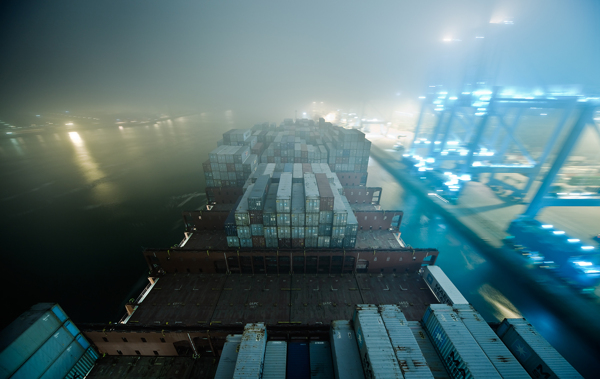 Cargo containers photography by Jakob Wagner
