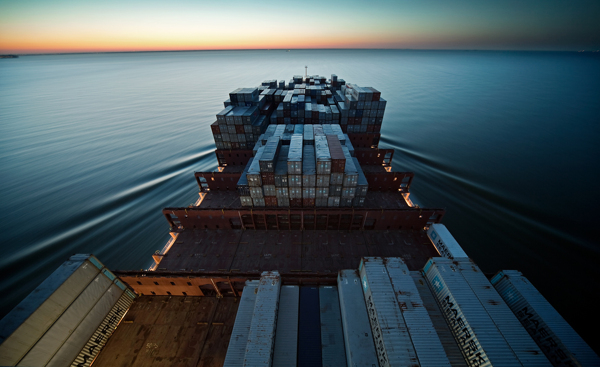 Cargo containers photography by Jakob Wagner