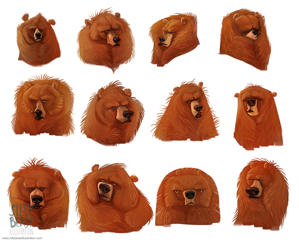Silly Beast Illustration - Therese Larsson