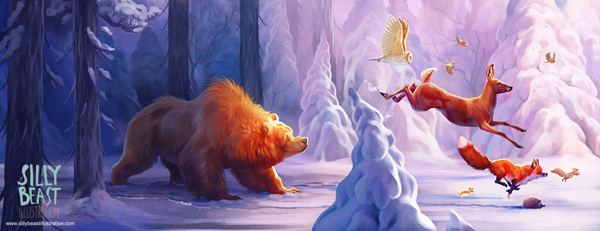 Silly Beast Illustration - Therese Larsson