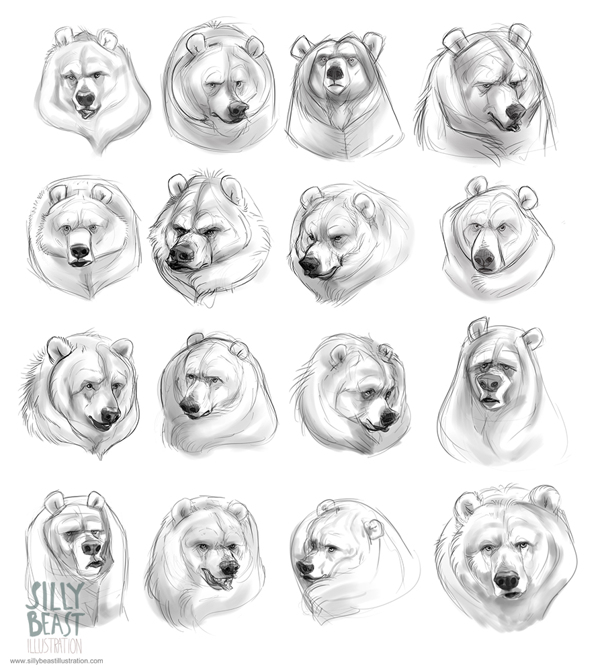 Silly Beast Illustration - Therese Larsson
