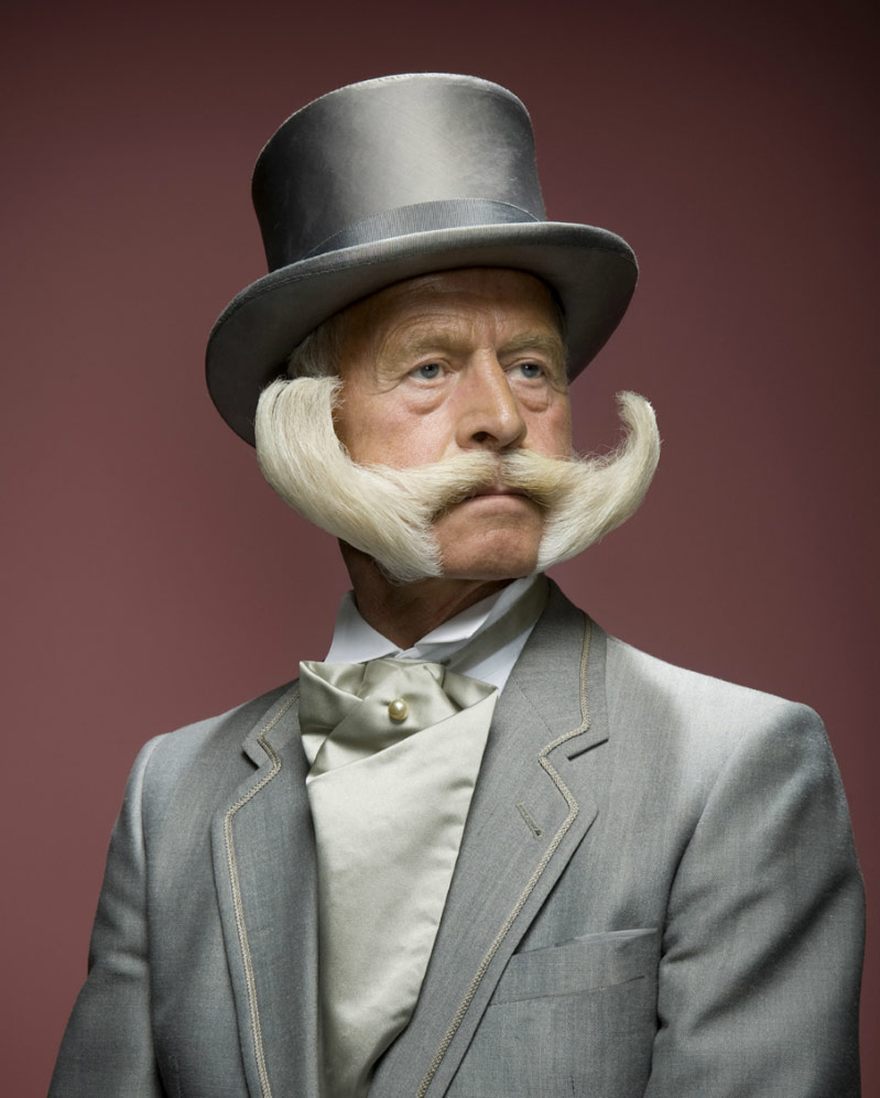 Extravagant beards and moustaches - photography by Dave Mead