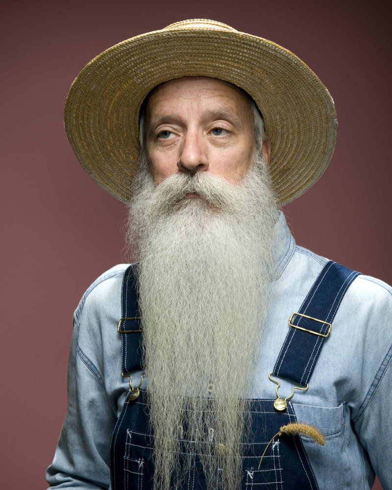 Extravagant beards and moustaches - photography by Dave Mead