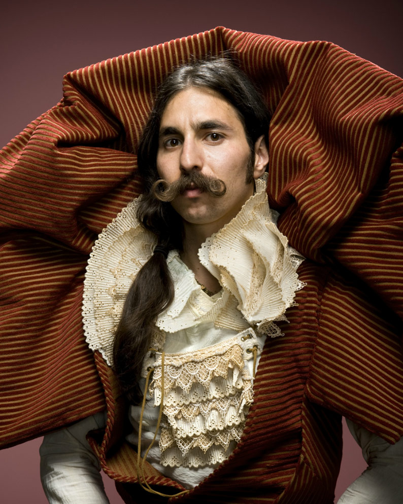 Extravagant beards and moustaches - photography by Dave Mead
