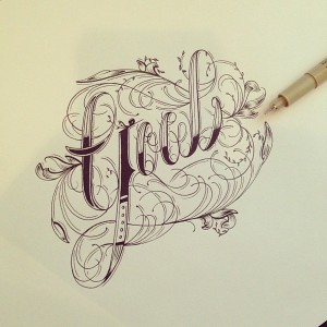 Hand lettering and Typography by Raul Alejandro