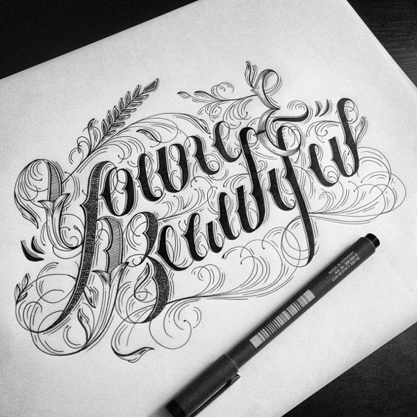 Hand lettering and Typography by Raul Alejandro