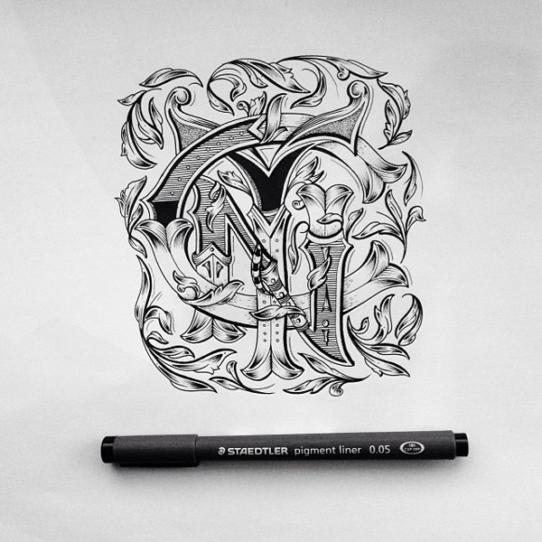 Hand lettering and Typography by Raul Alejandro