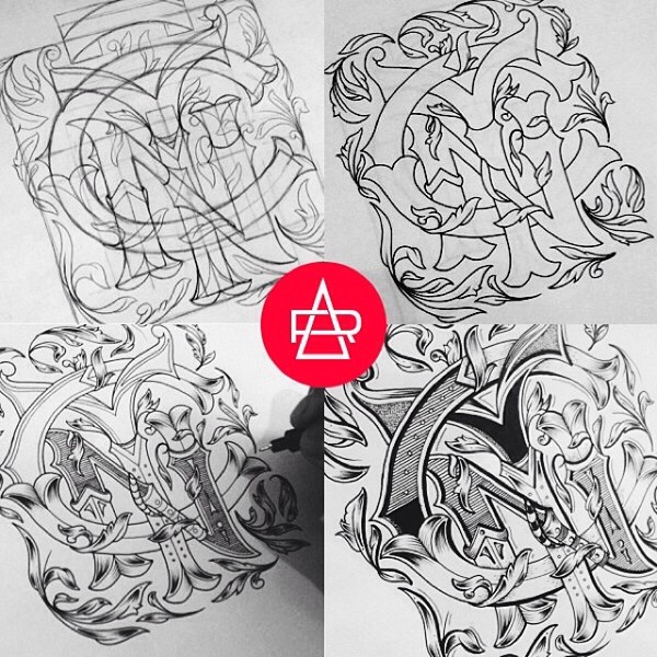 Hand lettering and Typography by Raul Alejandro