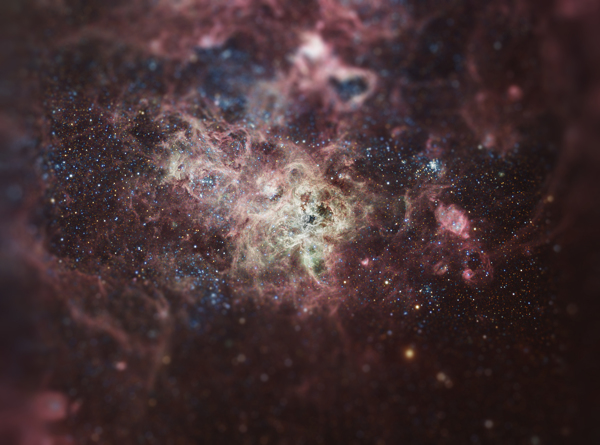 Microscopic space by Haari Tesla