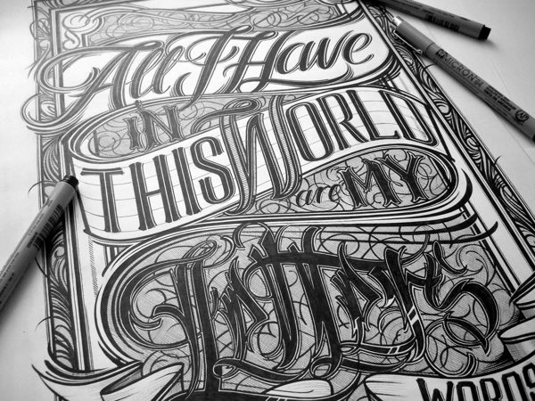 Hand Lettering by Mateusz Witczak
